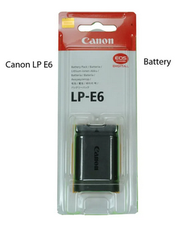 Canon Battery Pack LPE6 - SS Camera
