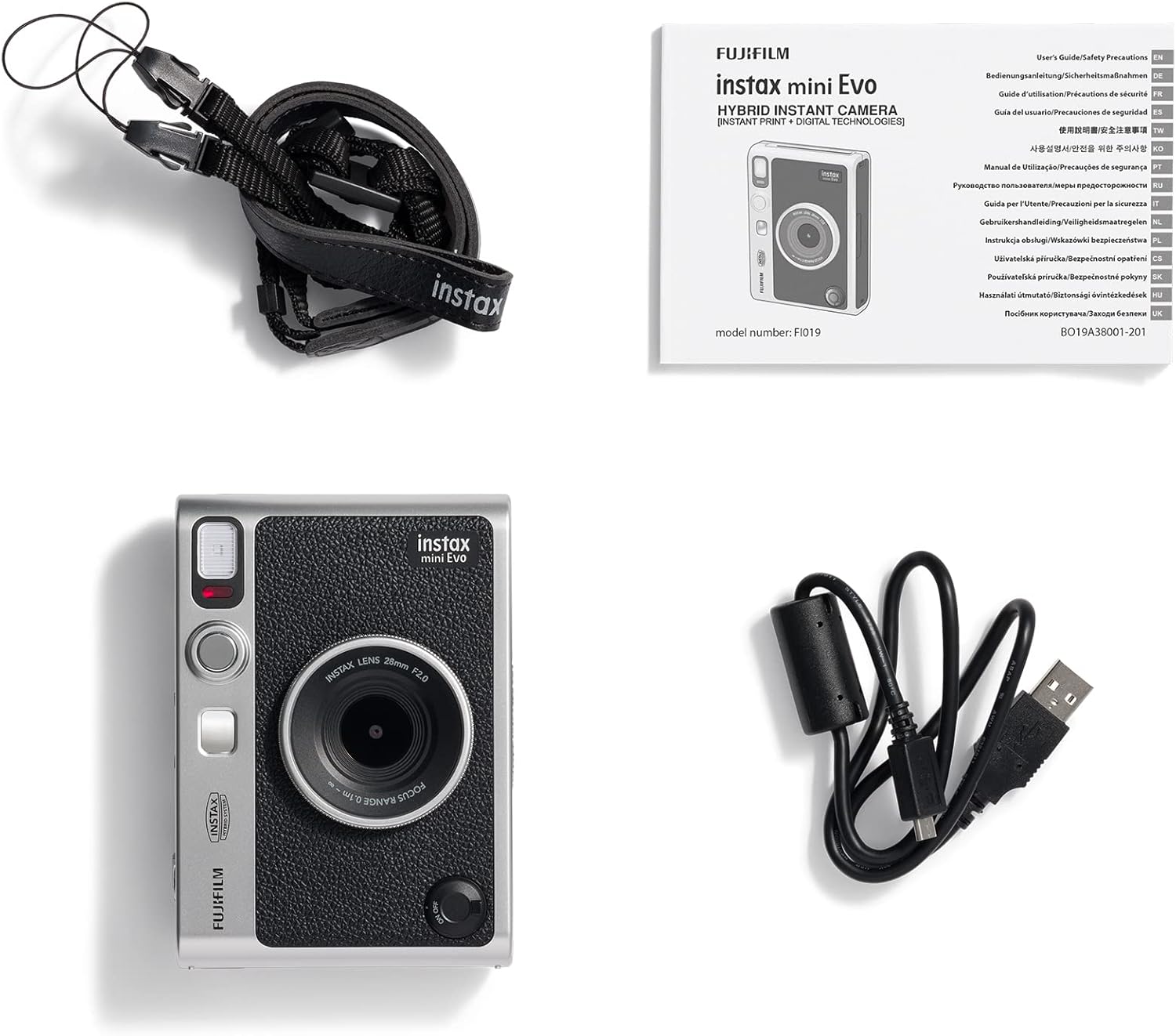 Instax Mini EVO Instant Camera - SS Camera