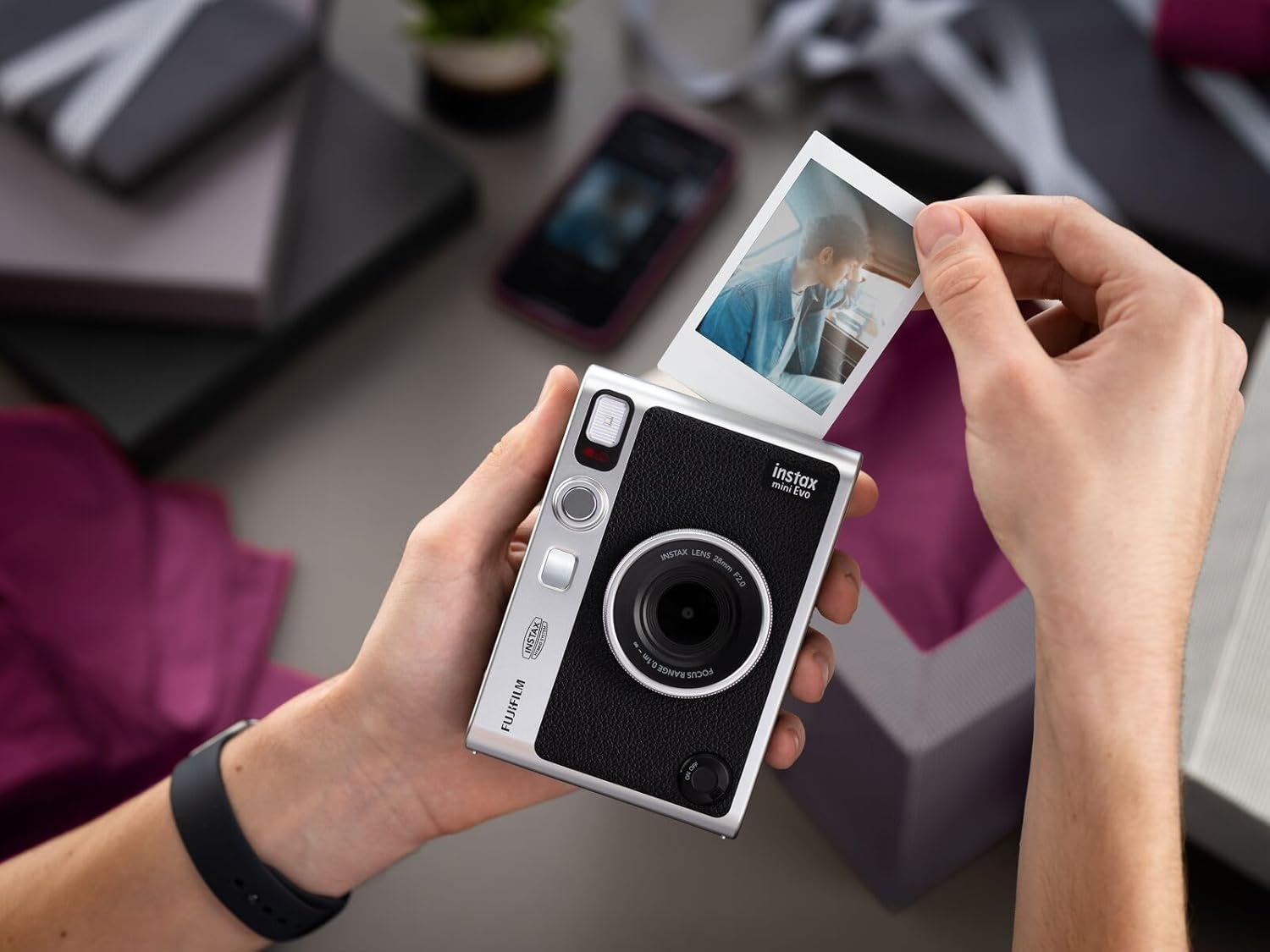 Instax Mini EVO Instant Camera - SS Camera